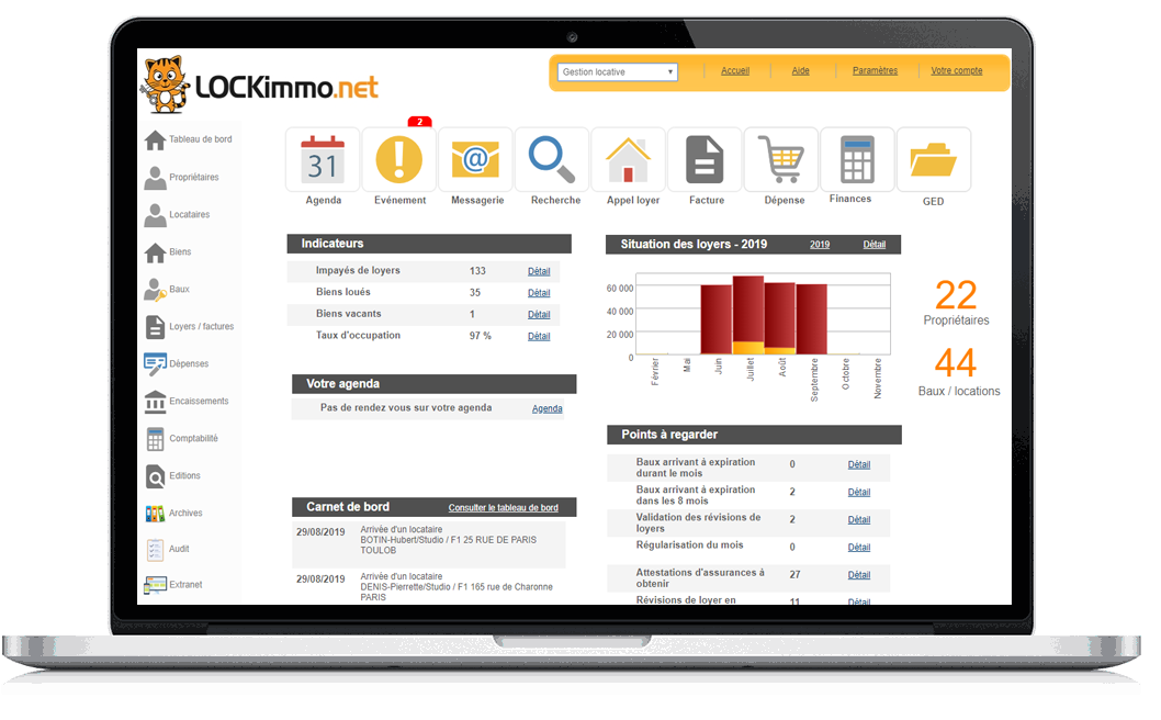 Logiciel de gestion locative immobilière pour professionnels
